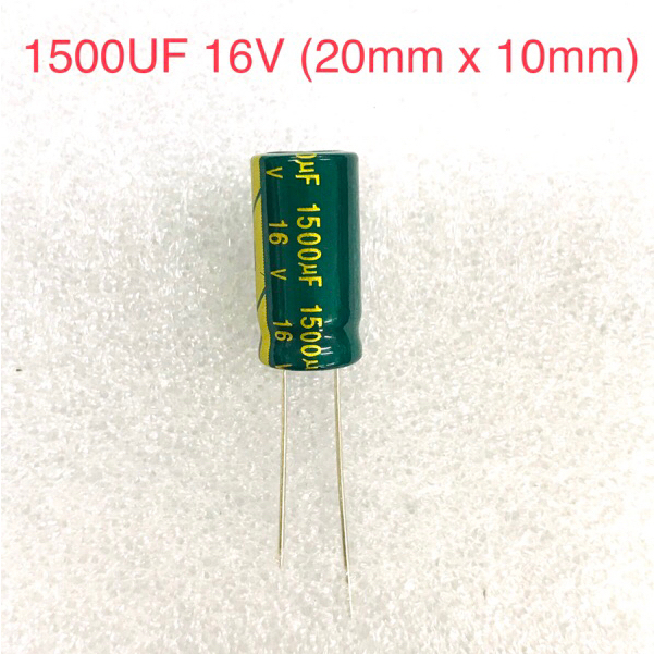 READY STOCK Electrolytic Capacitor 1500UF 16V (20x10mm) | Shopee Malaysia