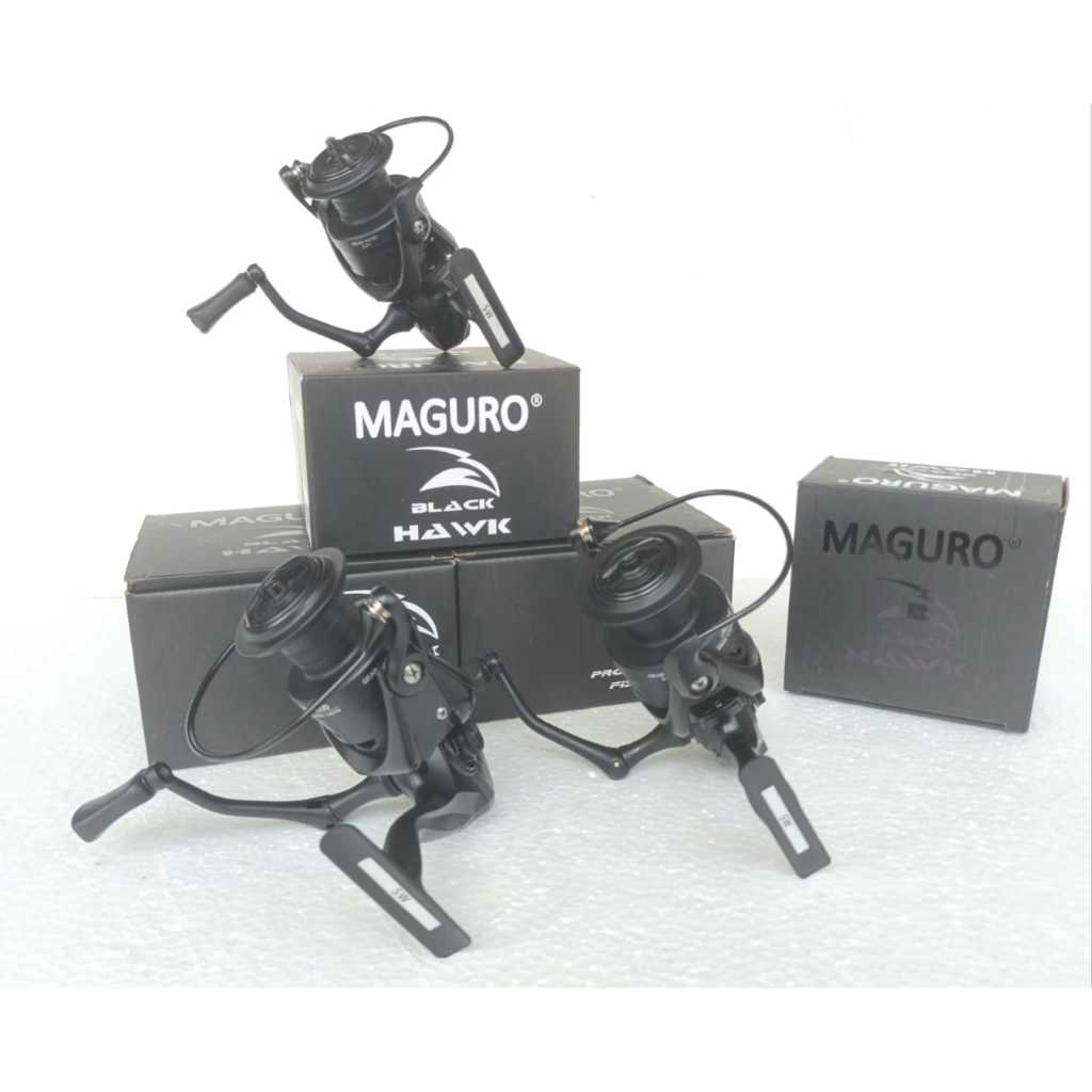 MAGURO BLACK HAWK PROFESSIONAL FISHING SPINNING REEL | Shopee Malaysia