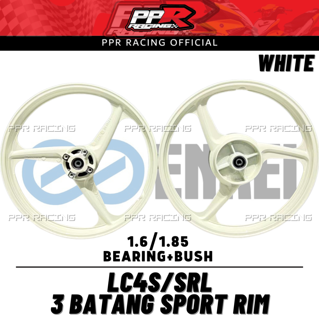 SPORT RIM ENKEI 3 BATANG ORIGINAL FULL CHOP YAMAHA LC135 LC V8 125ZR ...