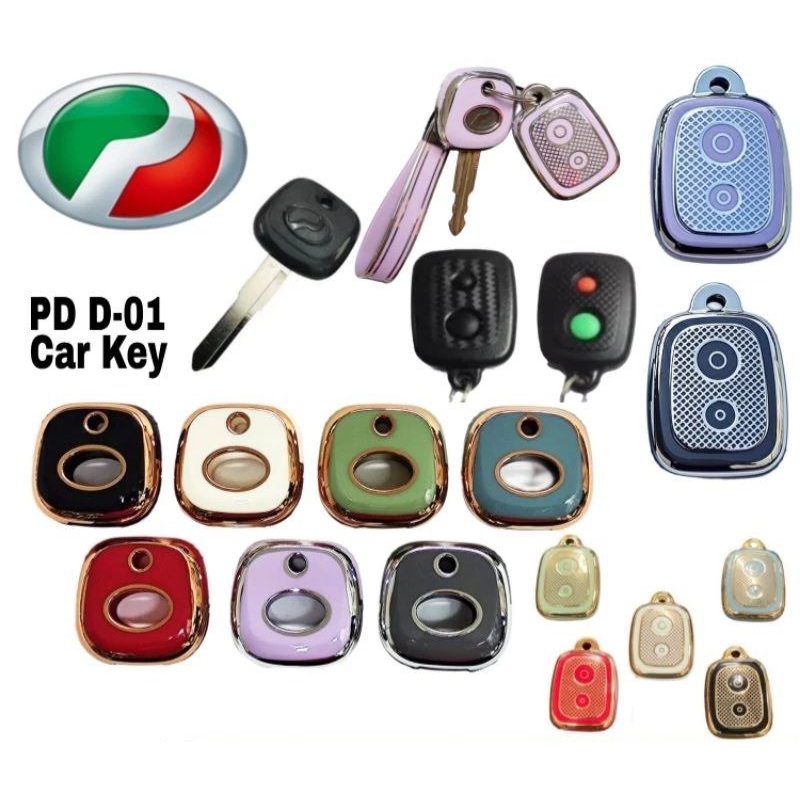 TPU Car Remote Cover Casing Perodua Car Key Cover Key Keychain Premium Leather Strap Keychain alarm remote Cover casing Shopee Malaysia