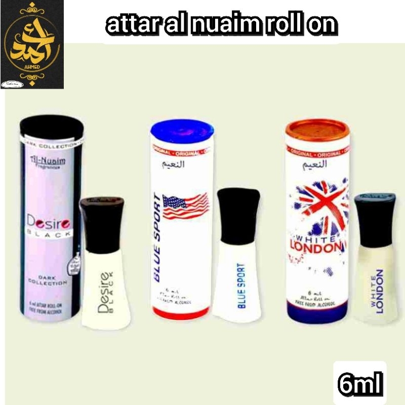 Al Nuaim White London 6ml Attar ittar Perfume Alcohol Free Unisex ...