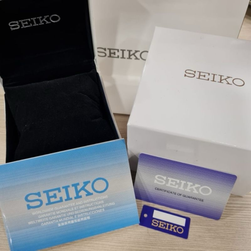 Seiko Watch Box Original Seiko Box White | Shopee Malaysia