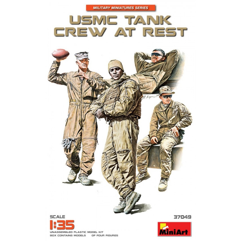 MiniArt 1/35 37049 USMC Tank Crew At Rest | Shopee Malaysia
