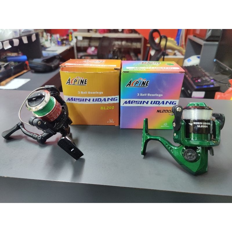 Reel Mesin Udang Alpine BL200 Benang NL200A Tangsi 3 Ball Bearings ...
