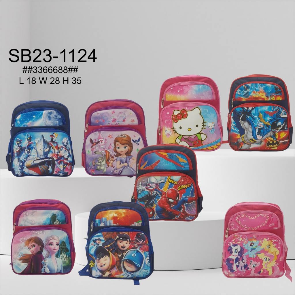 SB23-1124 High Quality Kids Cartoon School Beg (Ready Stock) | Shopee ...