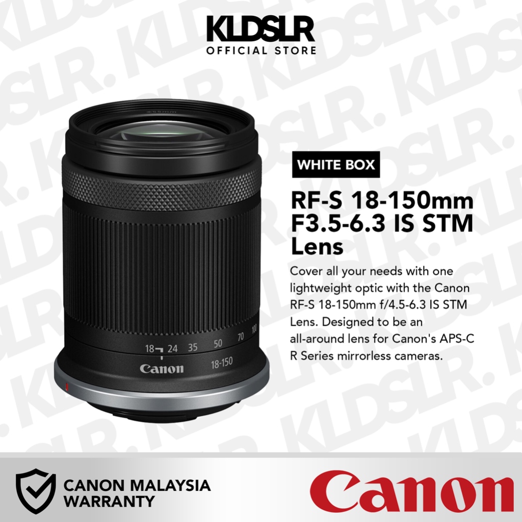 Canon RF-S 18-150mm F3.5-6.3 IS STM Lens (WHITE BOX) - Canon Malaysia ...
