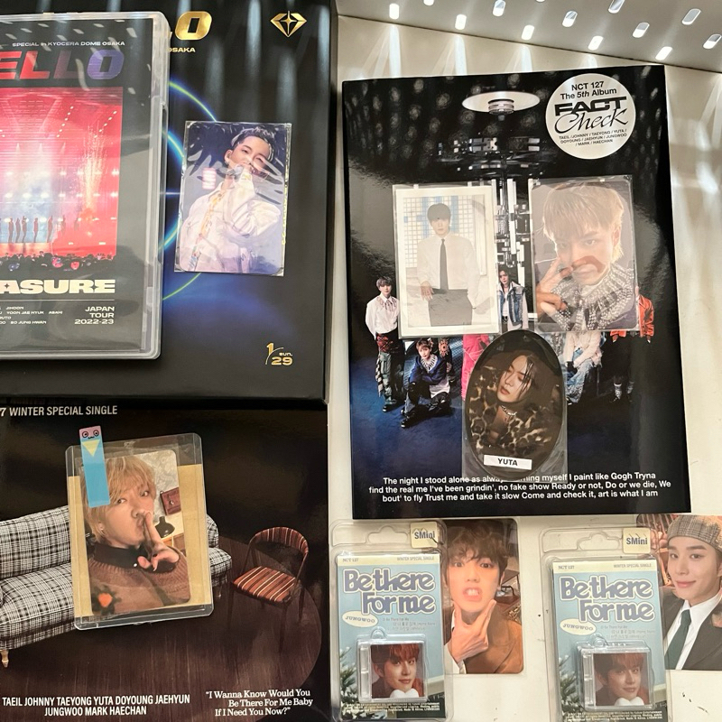 WTS UNSEALED NCT 127 TREASURE BLURAY KYOCERA FACT CHECK JAEHYUN TAEIL ...