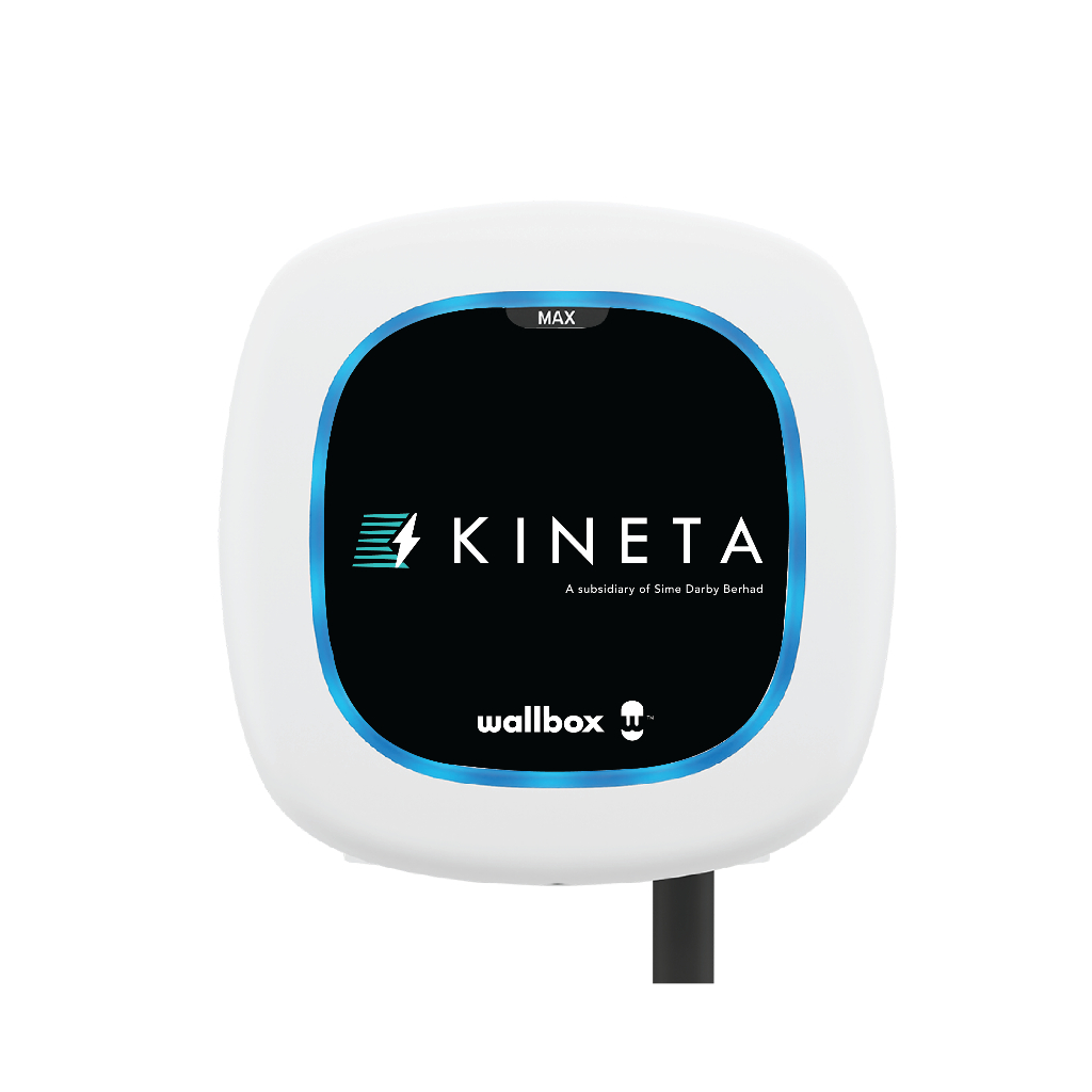 Wallbox Pulsar Max - 7.4kW EV Charger (White). Powered by KINETA ...