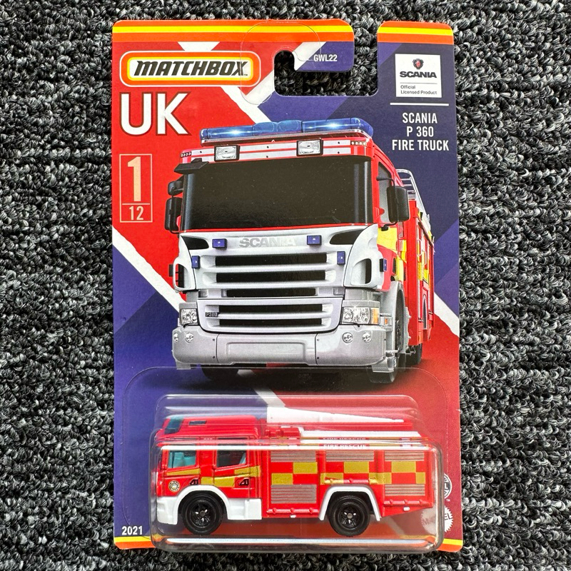 MATCHBOX UK COLLECTION Scania P 360 Fire Truck | Shopee Malaysia