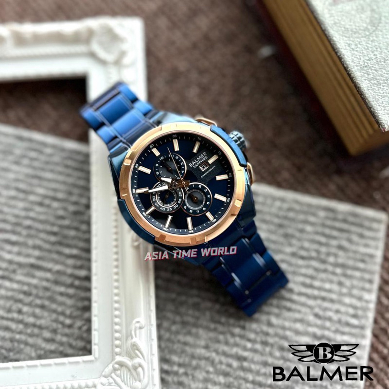 [Original] Balmer 8159G BRG-5 Chronograph Sapphire Men's Watch with ...