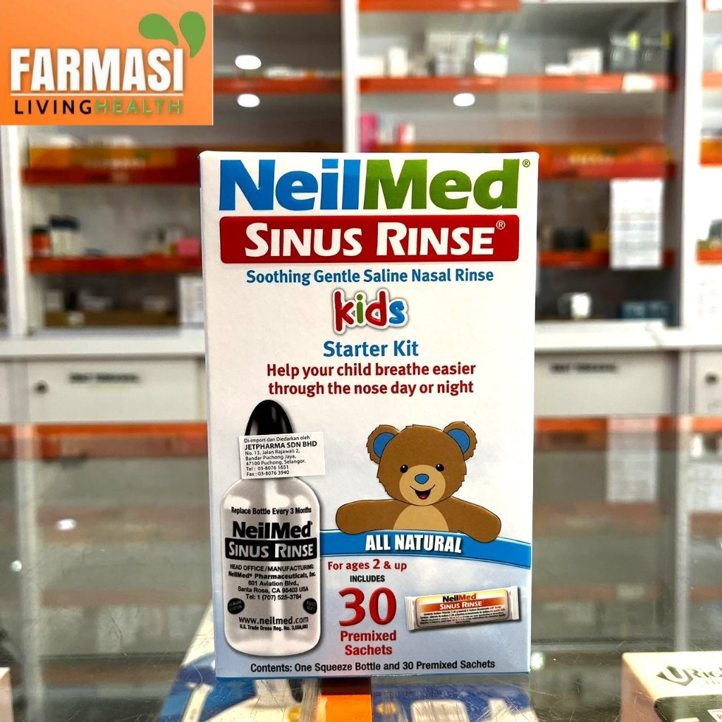 NEILMED SINUS RINSE KIDS STARTER KIt (30's) | Shopee Malaysia
