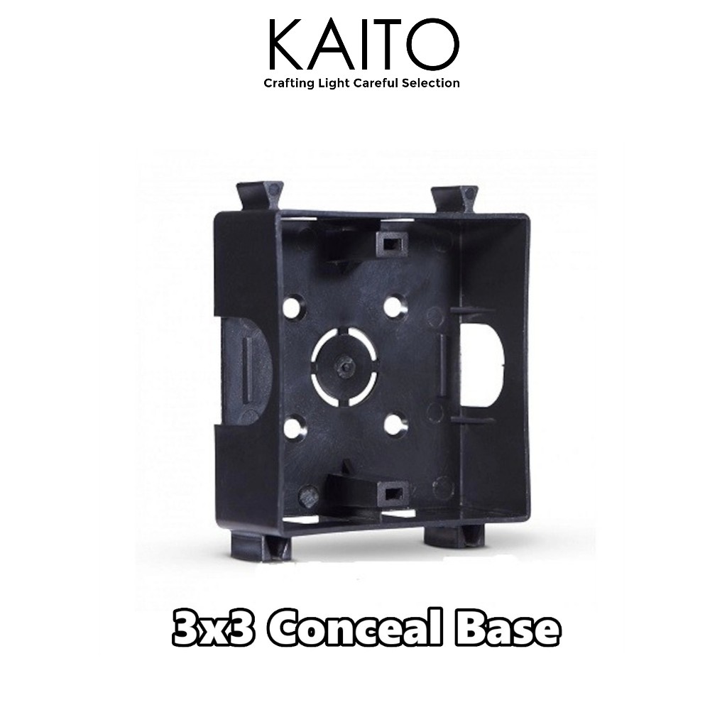 PVC Conceal Soket Switch Kotak Suis Power Socket Cover Box Casing Plug ...