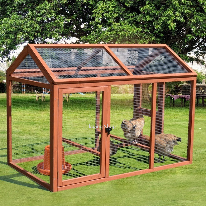 Solid Wooden Chicken Cage, Running Cage, Duck Cage, Pigeon Rabbit Cage ...