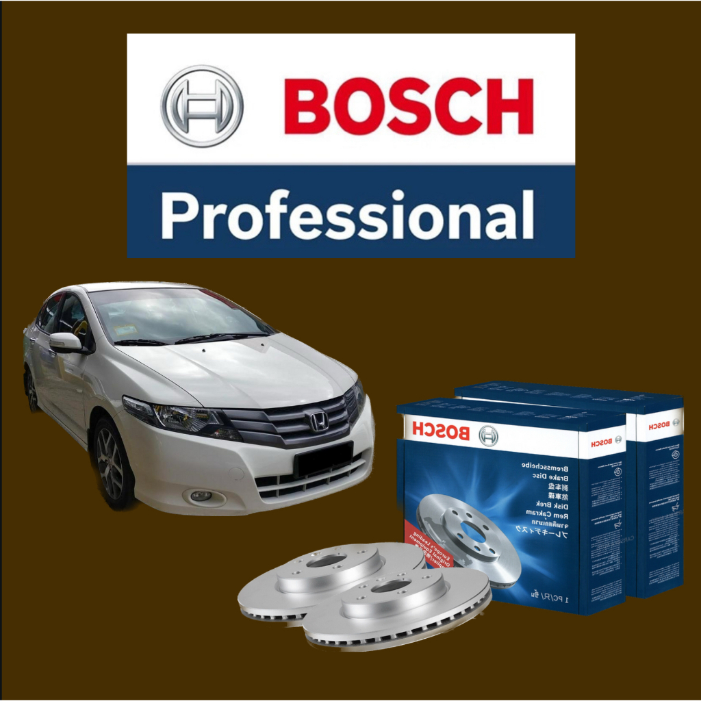 BOSCH FRONT DISC ROTOR HONDA CITY TMO | Shopee Malaysia