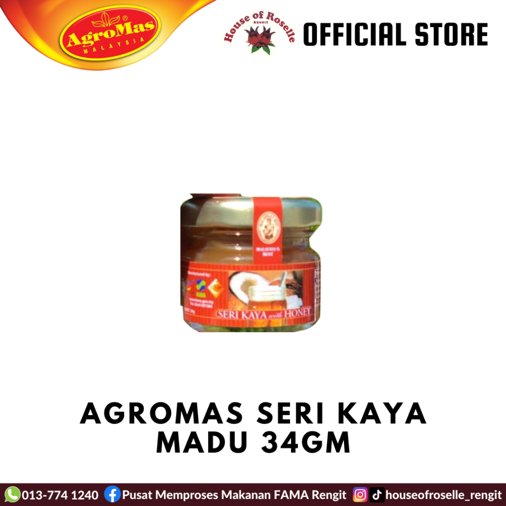 Agromas Seri Kaya Madu 34gm | Shopee Malaysia