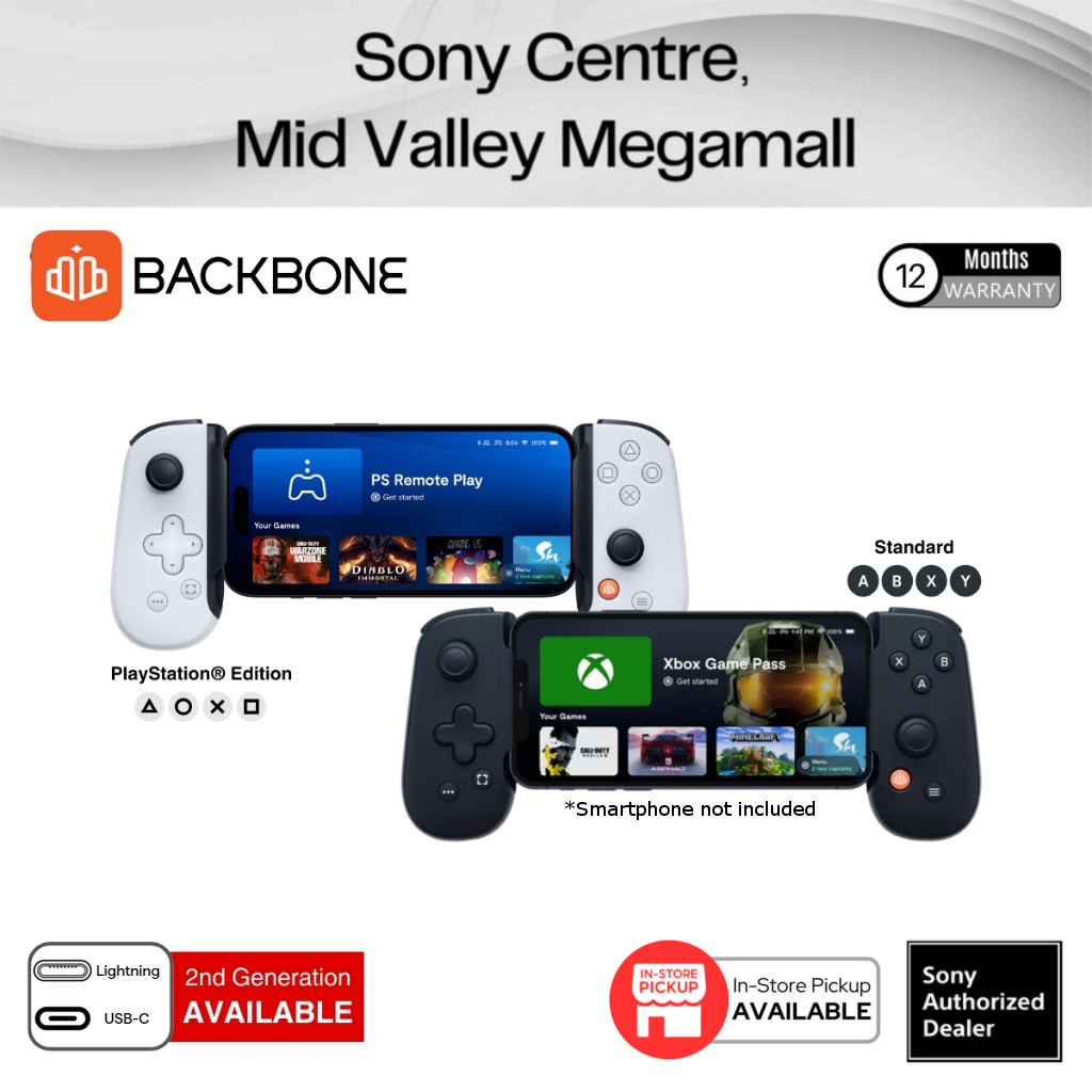 Backbone One Mobile Gaming Console | 2nd Generation (Available for ...