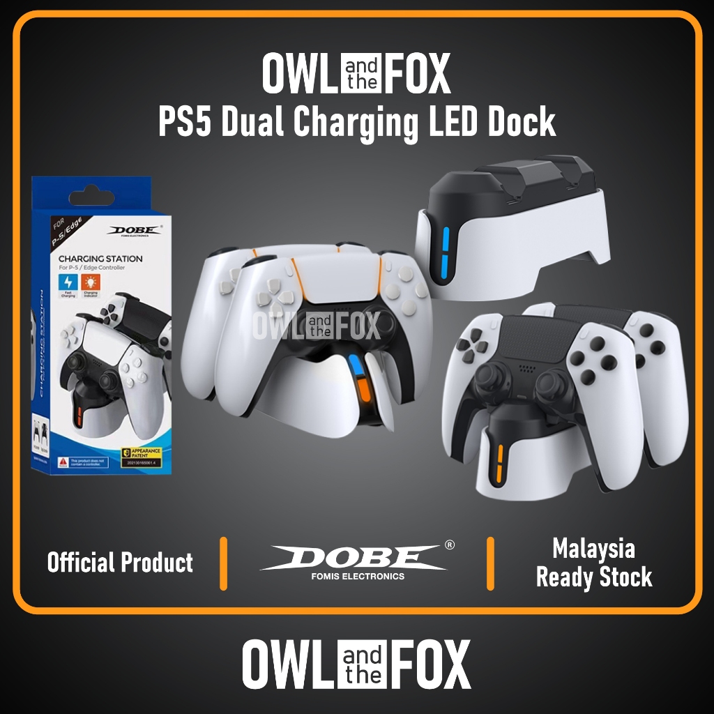 DOBE PS5 Controller / PS5 Edge Controller Dual Charging Dock Station Charger TP5-05103 TP5-1501S ...