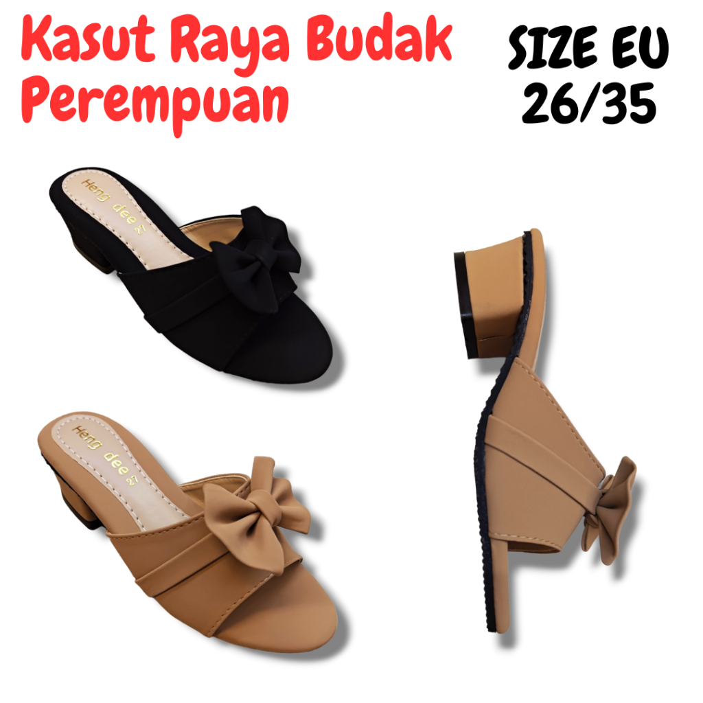 Size EU 26 - 35 Kasut Raya Raya Girls Shoes Sandal Ribbon Budak ...