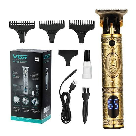 ORIGINAL VGR V-228 Steel Cordless Clipper Professional Hair Trimmer ...
