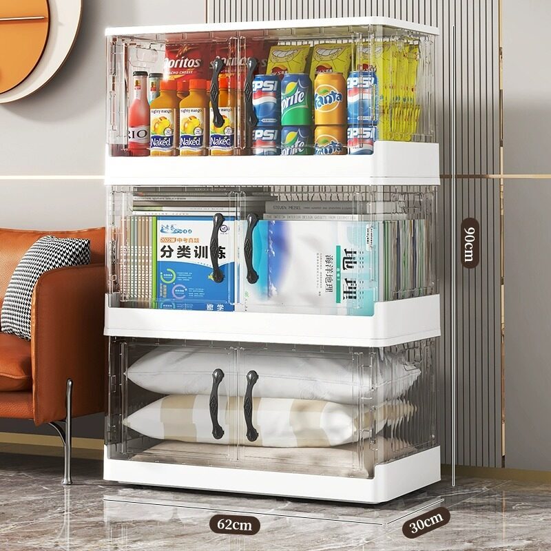 Storage Cabinet Foldable Storage Cabinet 3/4/5 Layer Family Storage ...