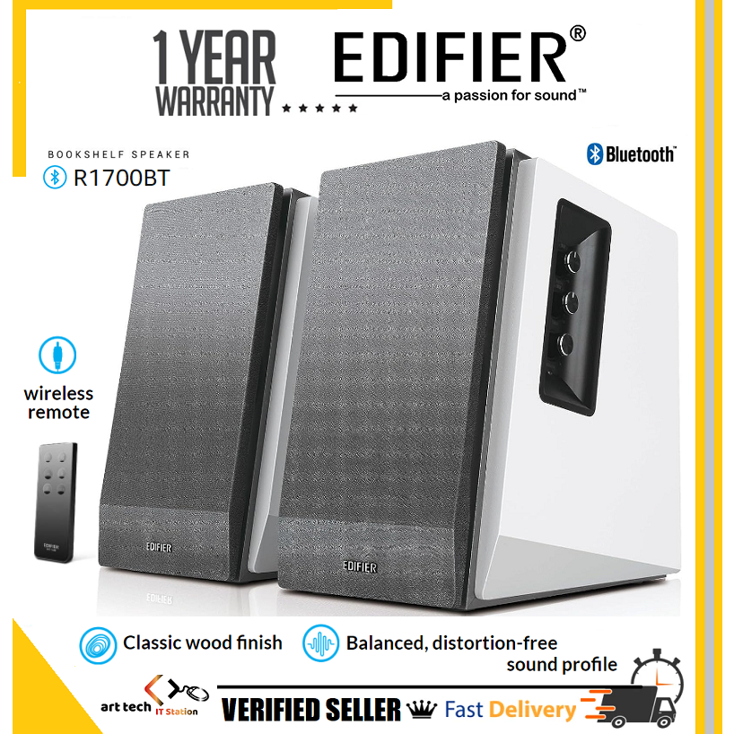 EDIFIER R1700BT 2.0 Bluetooth High Quality Bookshelf Studio Speakers ...