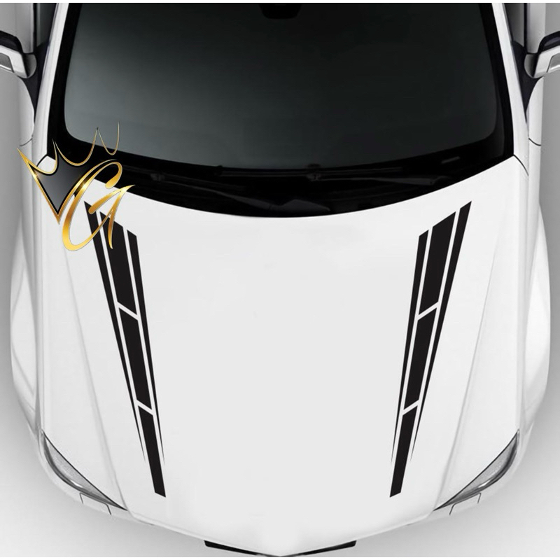 (Ready Stock)G003# Car Bonet Vinyl Decal Sticker | Shopee Malaysia