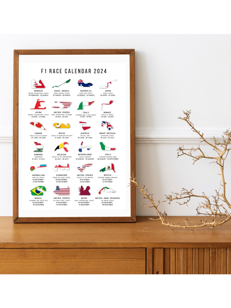 Formula 1 2024 Race Calendar Printable | the ultimate race calendar ...