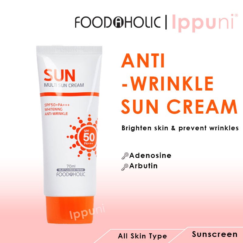 FOODAHOLIC Multi Sun Cream SPF50+ PA+++ 70ml | Shopee Malaysia