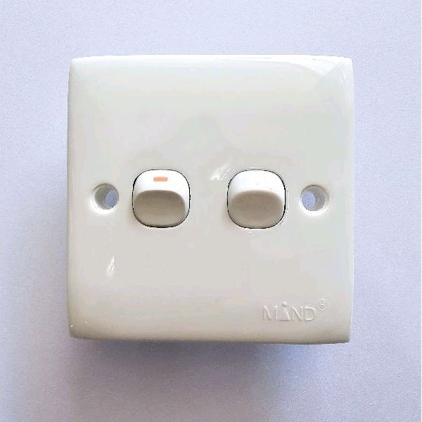 MIND 2K SERIES 2 GANG (1WAY + 2WAY) SWITCH | Shopee Malaysia