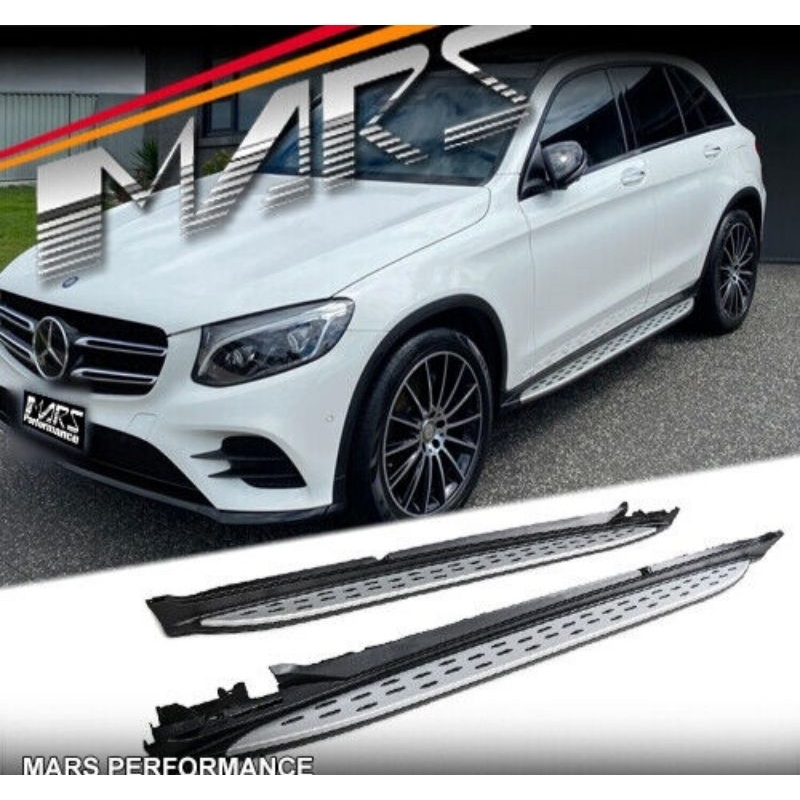 MERCEDES BENZ GLC SPORTBACK COUPE X253 OEM SIDE STEP RUNNING BOARD ...