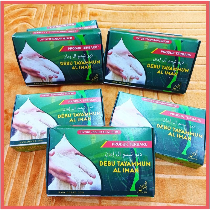 Debu Tayammum Al Iman Debu Tayammum Solat Samak Shopee Malaysia