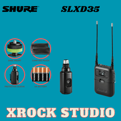 Shure SLXD35 Portable Wireless System With Plug-On Transmitter ( SLXD ...