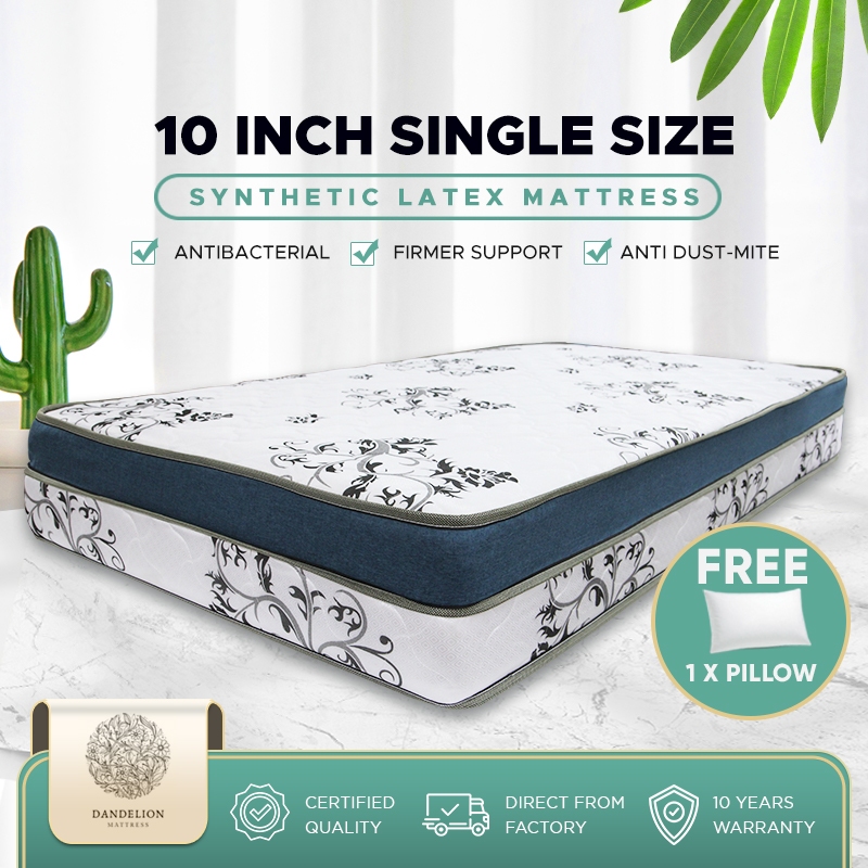 (Ready Stock Free Shipping)Dandelion Tilam Single Mattress 10" 8 ...