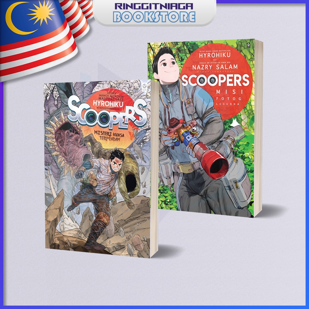 KOMBO Scoopers - Nazry Salam, Hyrohiku - Komik-M | Shopee Malaysia