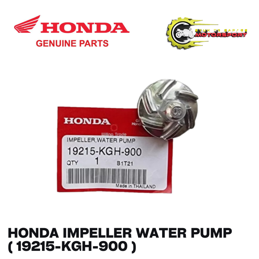 IMPELLER WATER PUMP ( 19215-KGH-900 ) RS150R V1 V2 V3, RS-X & CBR150R ...