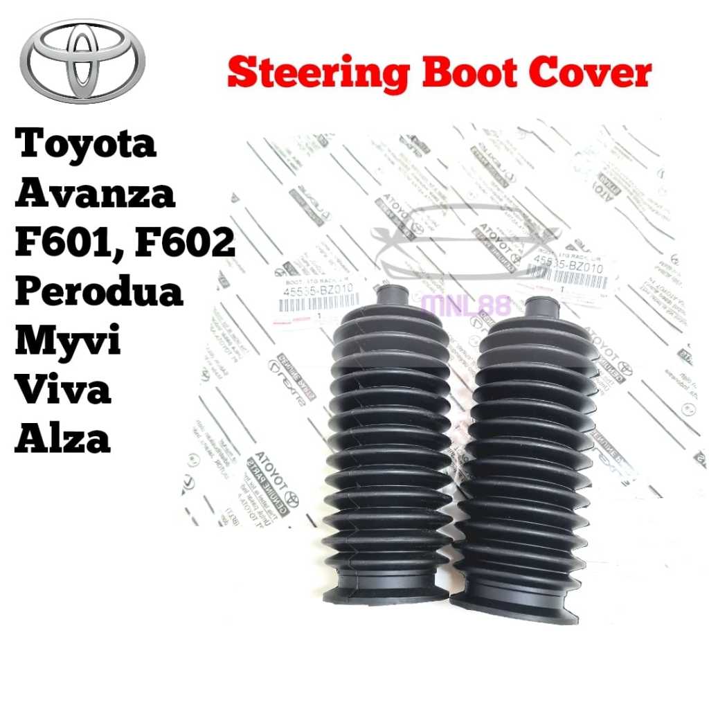 (1 PAIR) 45535-BZ010 POWER STEERING BOOT RACK COVER FOR PERODUA MYVI ...