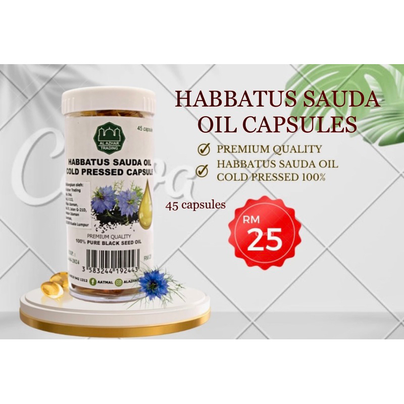 Premium Quality 100% Pure Black Seed Oil | Cold Pressed Habbatus Sauda ...