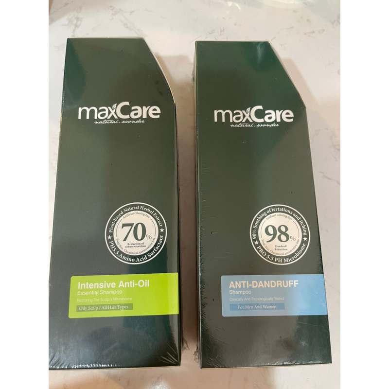 Maxcare Intensive Anti-oil Essential Shampoo/Anti-Dandruff Shampoo ...