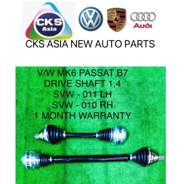 VOLKSWAGEN MK6 1.4 TSI PASSAT B7 FRONT DRIVE SHAFT | Shopee Malaysia