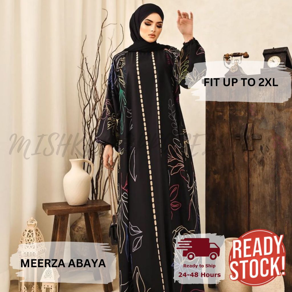 [Exclusive Collection] ★Mishkah Apparels★ MEERZA Abaya - Silk Doff ...
