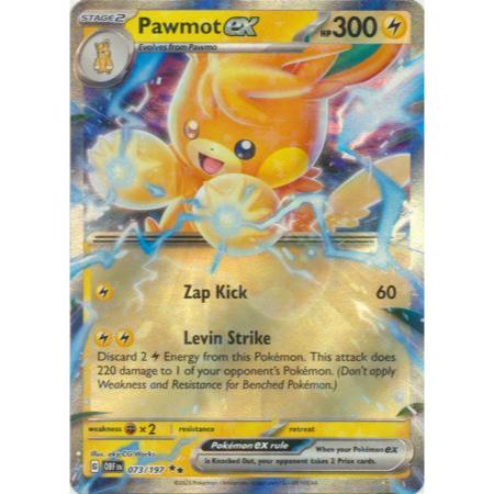 Pokemon tcg Pawmot ex - 073/197 - Ultra Rare Obsidian Flames | Shopee ...
