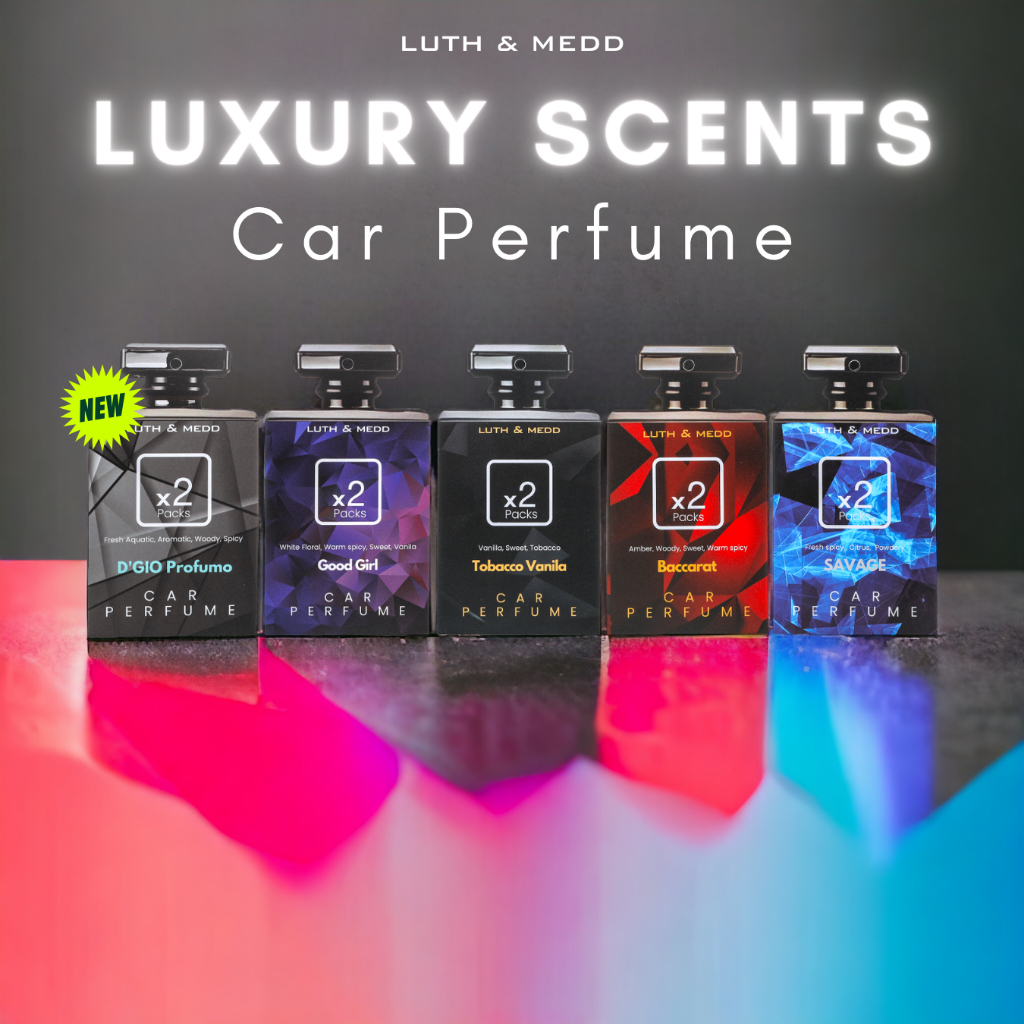 LUTH & MEDD - Car Perfume Vol#2 | Luxury scents car perfume | bauan ...