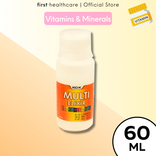 [READY STOCK!] KCK Multi Elixir Multivitamin Immunity Syrup [60ml ...