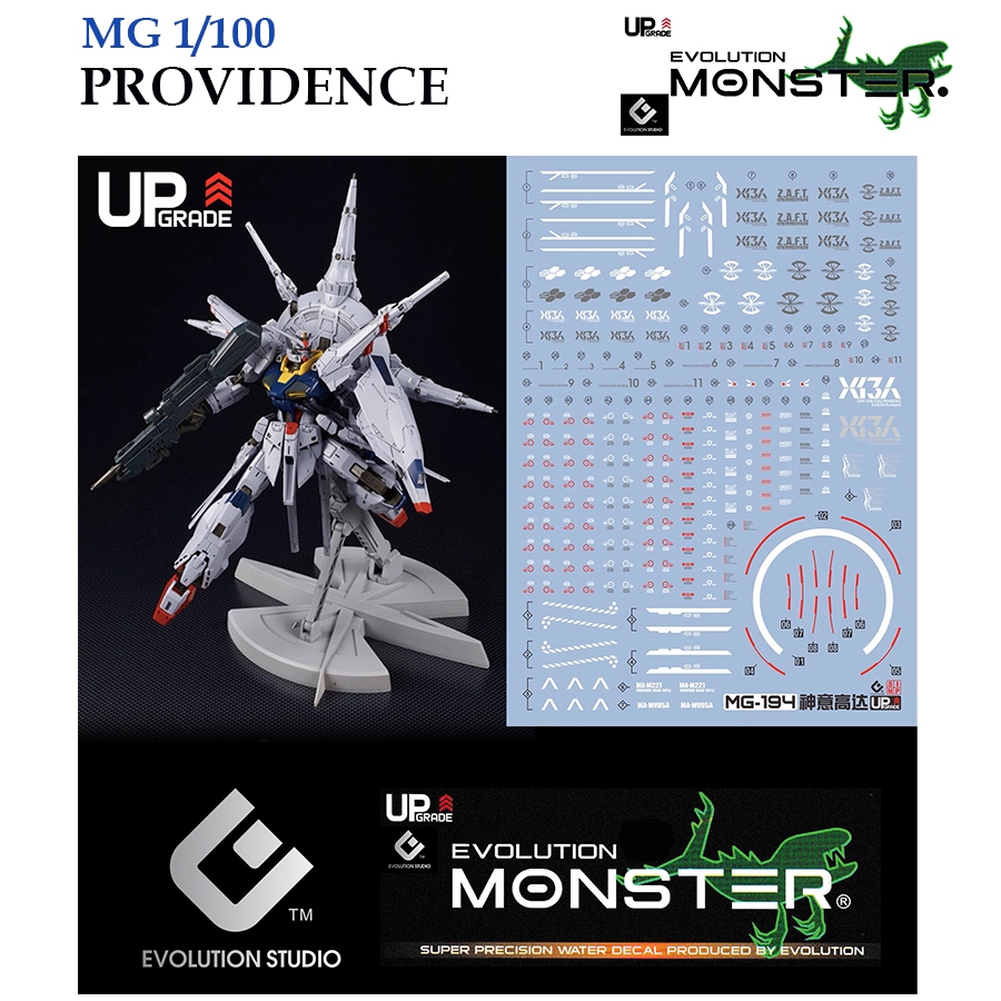 [MONSTER ] MG194 MG 1/100 PROVIDENCE SEED GUNDAM WATER SLIDE DECAL HIGH ...