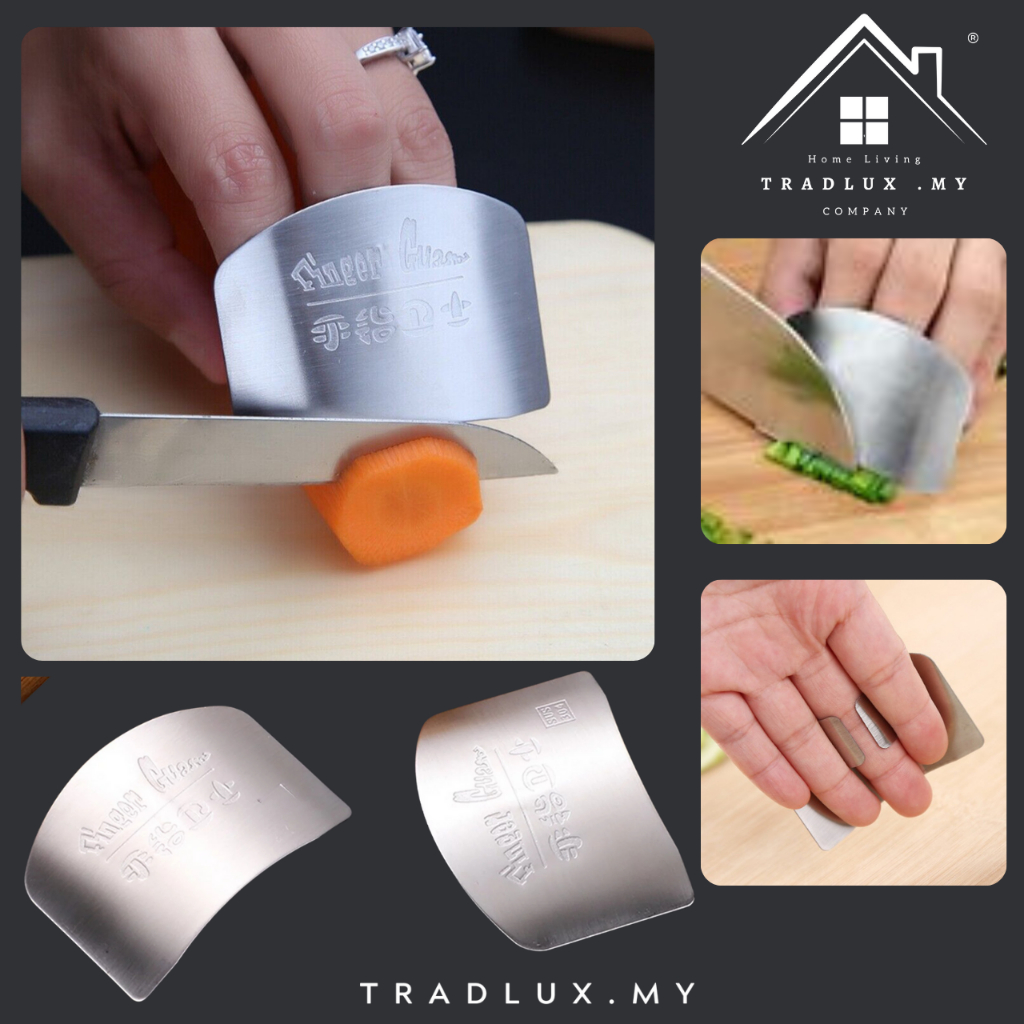 Tradlux Stainless Steel Kitchen Finger Guard Finger Protector For ...