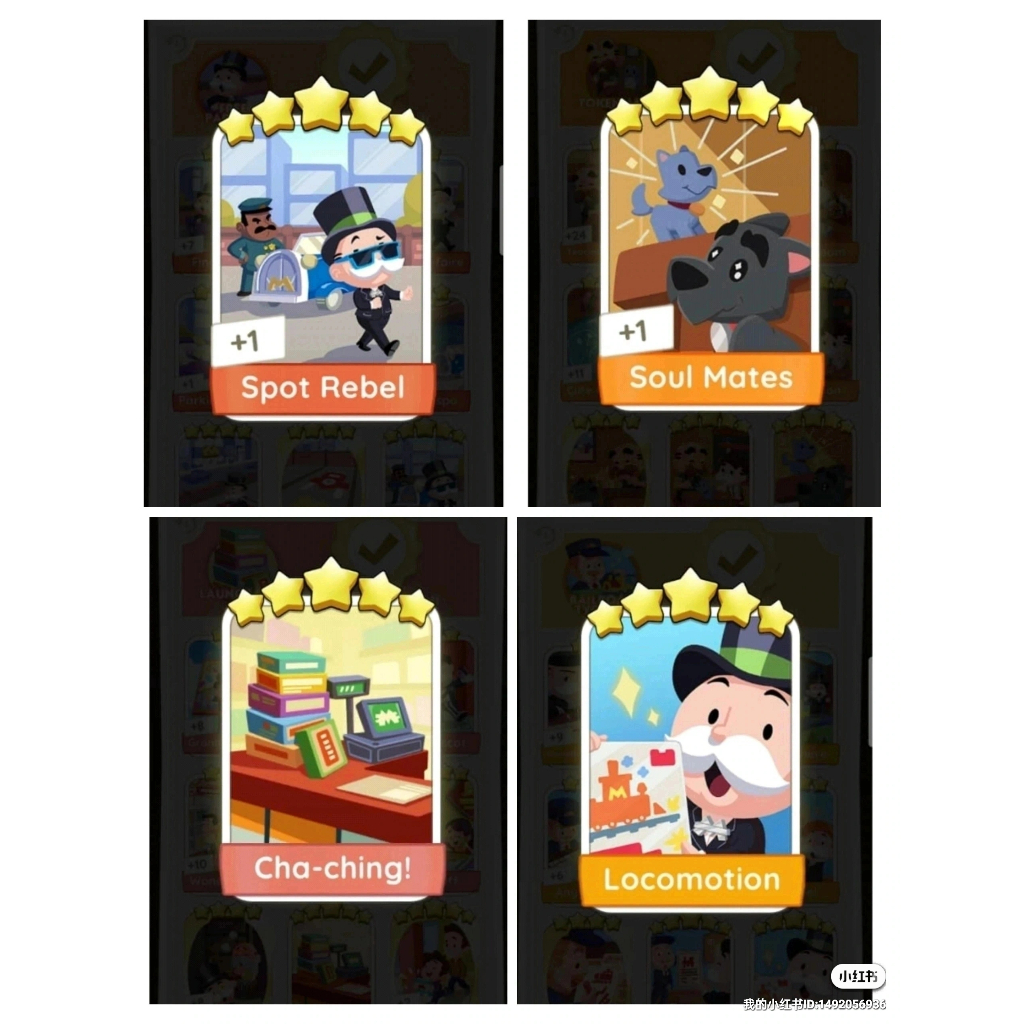 Monopoly Go Card 5 Star and 4 Star Card | Shopee Malaysia