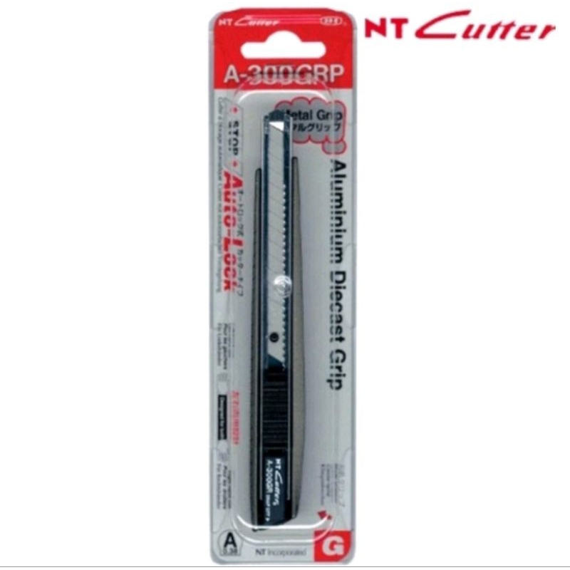 NT CUTTER KNIFE A-300GRP METAL GRIP CUTTER 【HIGH QUALITY】 | Shopee Malaysia