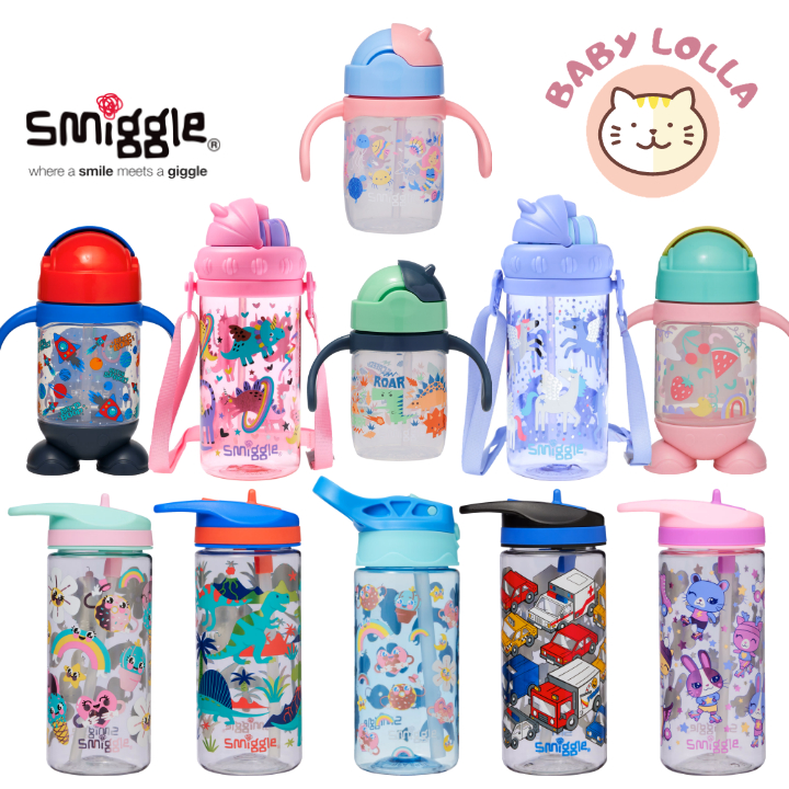 SMIGGLE Kids Water Bottle Strap Carry Preschool Junior Kids Accessories ...