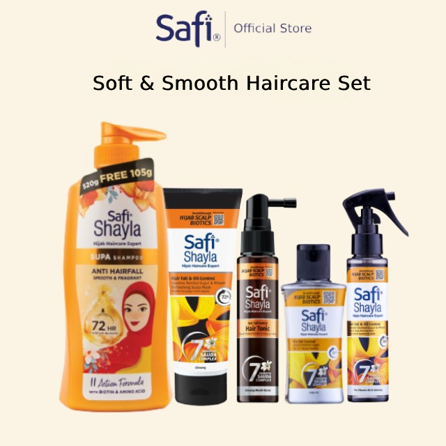 SAFI Shayla Supa Anti Hair Fall Set | Shampoo | Scalp Mask | Hair ...