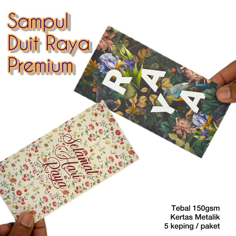 Sampul Duit Raya Tebal Premium | Premium Money Packets | 150gsm ...